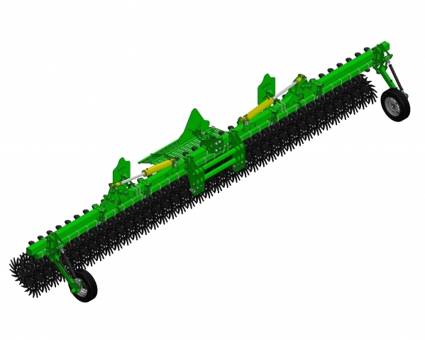 Rotary harrow DEMETRA 8L hinged